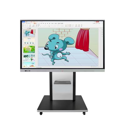 Cina Schermo digitale interattivo multitouch 350 pidocchi Display interattivo da 65 pollici FCC in vendita