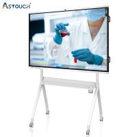 China Android 11 White Touch Interactive Flat Panel 98 Inch Intelligent For Infrared Display for sale