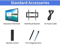 China Lcd Interactive Whiteboard Intelligent Class And Meeting 4K 75 Inch for sale
