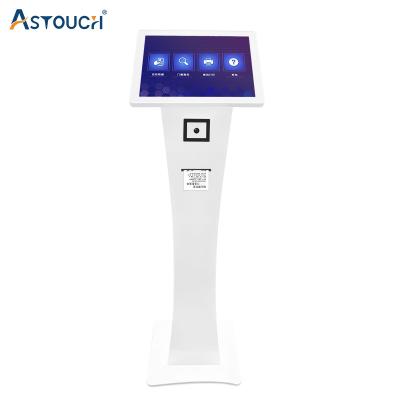 Cina Grande condizione interattiva bianca a 55 pollici del pavimento di informazioni del chiosco del touch screen in vendita