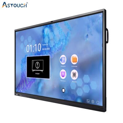 China Android 12 Pantalla interactiva grande IFP Pantalla táctil de 65 pulgadas TUV en venta