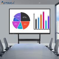 China 75 Inch Interactive Touch Screen Smart Board In The Classroom Windows Optional for sale