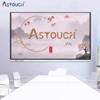 China 75 Inch Smart Interactive Panel 350nits Flat Panel Touch ISO9001 for sale
