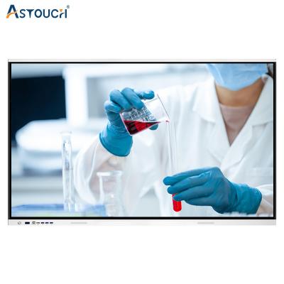 China Intelligente wechselwirkende Platte LCD Soems/ODM 75 Zoll-Antiblaulicht zu verkaufen