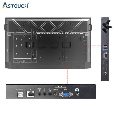 Cina Touch panel interattivo intelligente 4k da 65 pollici 4 GB di RAM 350 nit max. Luminosità in vendita
