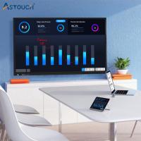 China 65 Inch 4k Smart Interactive Touch Panel 4GB RAM 350nits Max. Brightness for sale