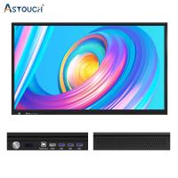 China MDM 55 Inch Interactive Flat Panel Multifunctional All In One Panel PC 350nits for sale