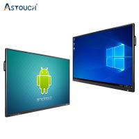 China 86 Inch Interactive Touch Panel Board Multitouch 60Hz Quad Core for sale