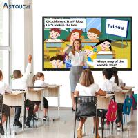 China HDMI Classroom Smart Interactive Whiteboard 4K 110 Inch Android 12 for sale