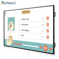 China Multitouch Interactive Touch Screen Whiteboard 86 Inch White for sale