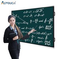 China Multitouch Interactive Digital Screen 350 Nits 65 Inch Interactive Display FCC for sale