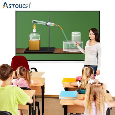 Cina Schermo digitale interattivo multitouch 350 pidocchi Display interattivo da 65 pollici FCC in vendita