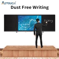 China OEM Teaching Touch Screen Technology Nano Blackboard Mounted On The Wall for sale