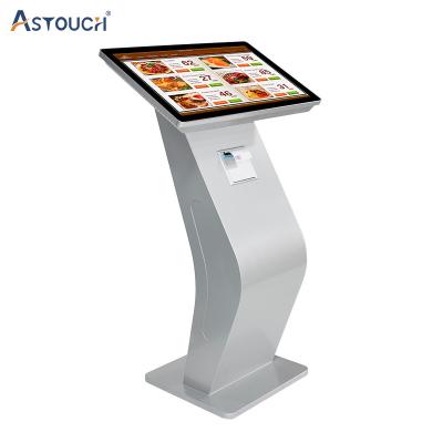 Cina 19 Inch Android Touch Screen Kiosk With Printer For Advertising & Information in vendita
