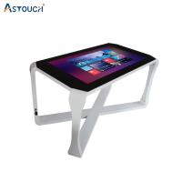 China 43 Inch Interactive Touchscreen Table Kiosk Waterproof X Type for sale