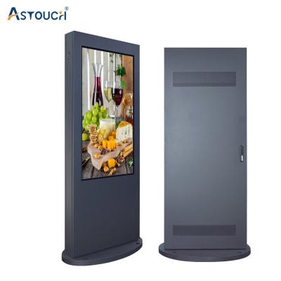 Chine 65 Inch Bright 350cd LCD Indoor Digital Signage Display Screens à vendre