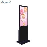 China 55 Inch Floor Standing Digital Signage Display Android With Capacitive Touch Screen for sale