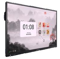 China 50 Point 450cd/M2 15w Interactive Flat Panel Display Built In Speakers for sale