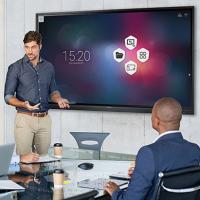 China Ir Touchscreen Interactive Display With Av Output Ports Compatible With Mac Os for sale