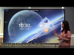 Smart Interactive Flat Panel Whiteboard Touch 98 Inch Anti Glare