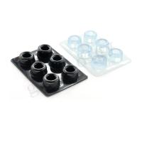 China Multiscene Practical Wall Bumper Door Stop Transparent Nonslip for sale