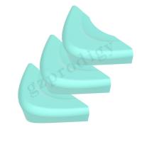 China Sturdy Durable Silicone Corner Guards , Nontoxic Silicone Table Edge Protector for sale