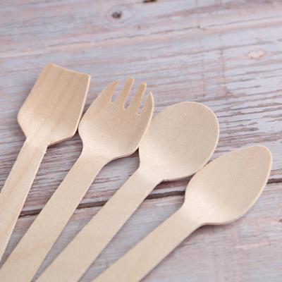 Cina Utensili eliminabili di legno da portar via concimabili della maniglia in vendita