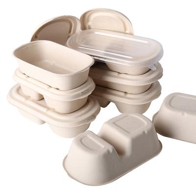 China Para llevar con 2 envases de comida abonablees del SGS de los compartimientos en venta
