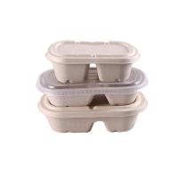 China Eco Friendly Leakproof 220mm Bio Takeaway Containers for sale