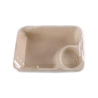 China Compostable Takeaway Sauce 22cm Wheat Straw Tableware for sale