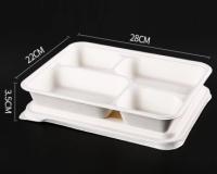 China Rectangular Disposable Harmless Bio Takeaway Containers for sale