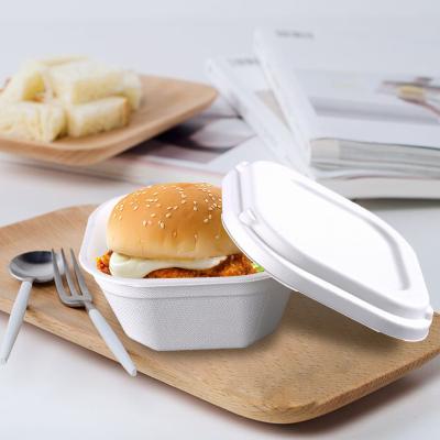 Cina Desechable a perfetta tenuta biodegradabile andare contenitori con il coperchio in vendita