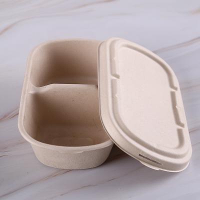 China Para llevar con 2 envases de comida abonablees del SGS de los compartimientos en venta