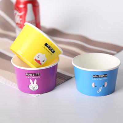 Cina Tazze di carta a perfetta tenuta sostenibili del gelato di TUV 8oz con i coperchi in vendita