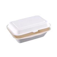 China Degradable Waterproof  Takeaway Bagasse Clamshell Containers for sale