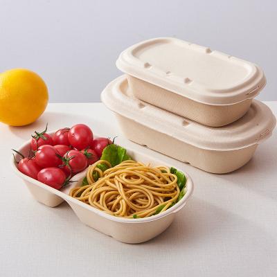 China De biologisch afbreekbare Beschikbare 1000ml-Containers van het Bagassevoedsel Te koop