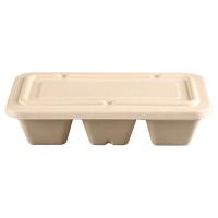 China Harmless  Leakproof  45mm Pulp Food Containers for sale