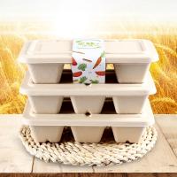 China Harmless  Leakproof  45mm Pulp Food Containers for sale