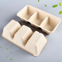 China Harmless  Leakproof  45mm Pulp Food Containers for sale