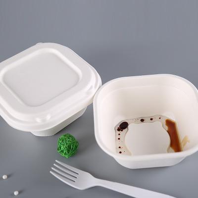 Cina Contenitori di alimento impermeabili al grasso biodegradabili della polpa della bagassa in vendita