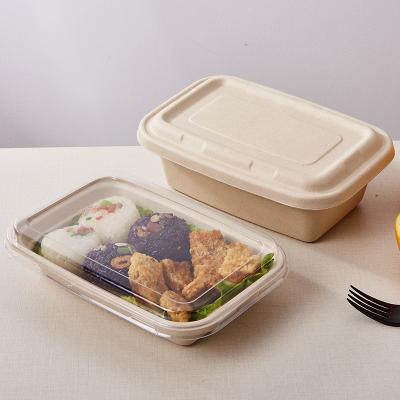 Cina Struttura robusta degradabile di Straw Kraft Takeaway Food Boxes del grano in vendita