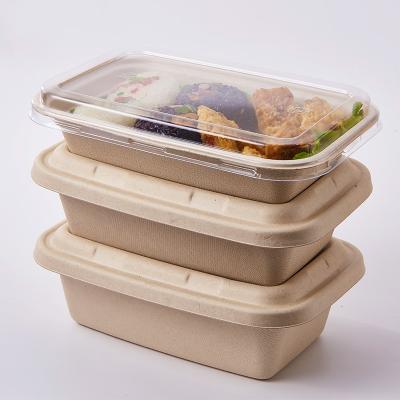 Cina Struttura robusta degradabile di Straw Kraft Takeaway Food Boxes del grano in vendita
