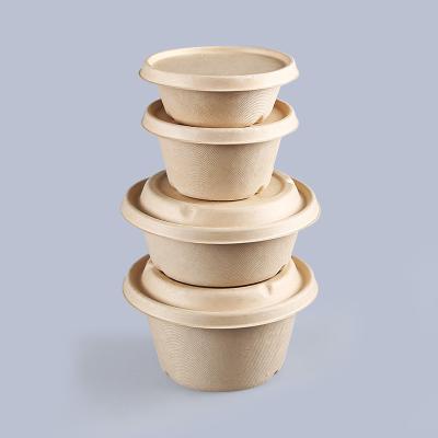 China 10oz, 16oz, 26oz, kompostierbare Papierschüssel 36oz mit Deckel für nehmen weg zu verkaufen