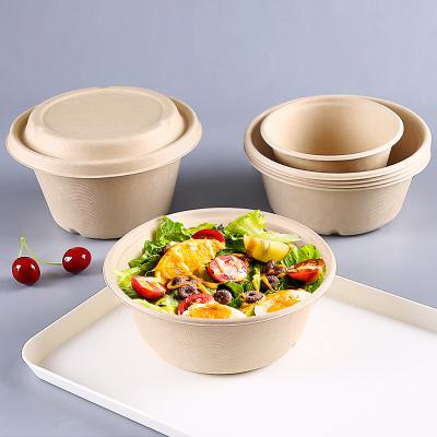 China 10oz, 16oz, 26oz, kompostierbare Papierschüssel 36oz mit Deckel für nehmen weg zu verkaufen