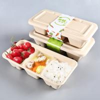 China Harmless  Leakproof  45mm Pulp Food Containers for sale