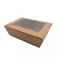 China Harmless Disposable Biodegradable Paper Takeaway Boxes for sale
