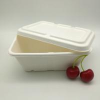 China Waterproof 950ml Biodegradable Takeout Containers for sale