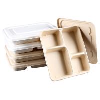 China Recycle Disposable 28cm Biodegradable Lunch Trays for sale