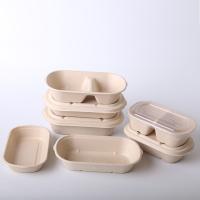 China 850ml Disposable Compostable Takeaway Containers Food Beverage Packaging for sale