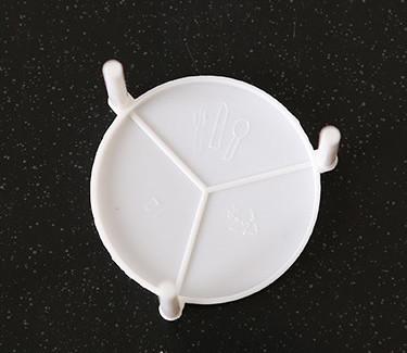 Cina supporto eliminabile standard del treppiede del contenitore di pizza del diametro di 4cm in vendita